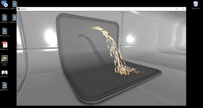 Touch099 Particle system example. – Barakooda Interactions