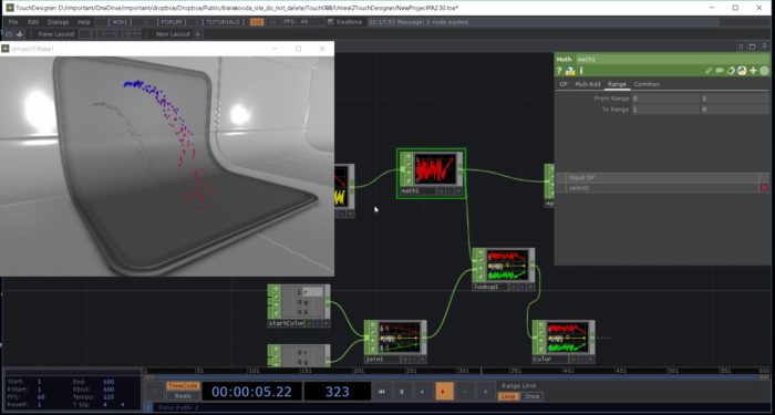 Touch099 Particle system example. – Barakooda Interactions